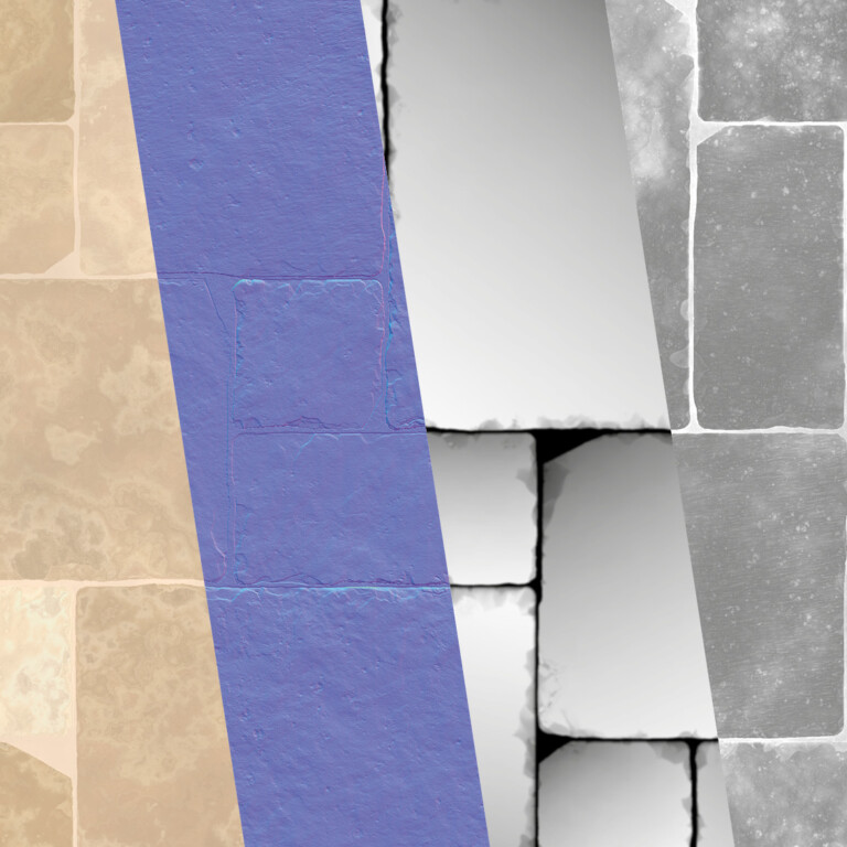 Konstantin Andörfer — Ancient Romanesque Opus Limestone Flooring