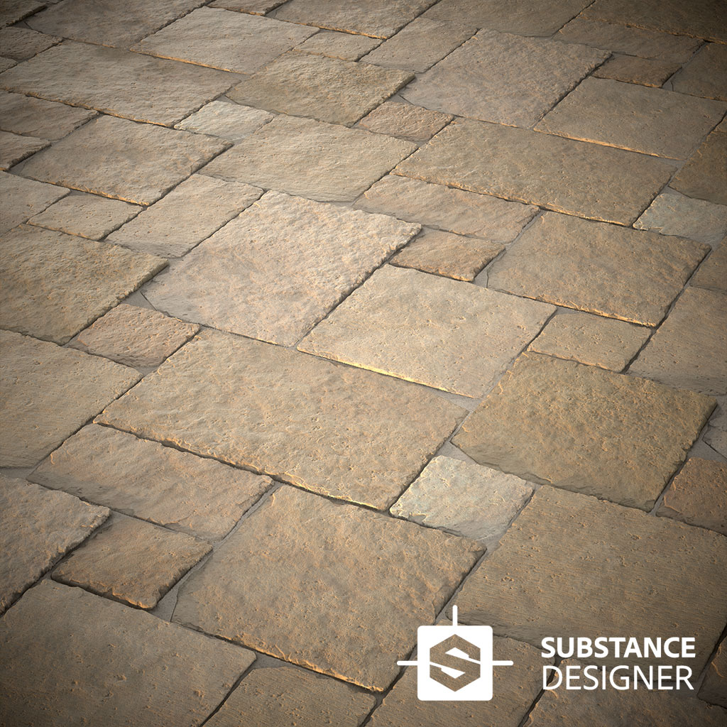 Konstantin Andörfer — Ancient Romanesque Opus Limestone Flooring