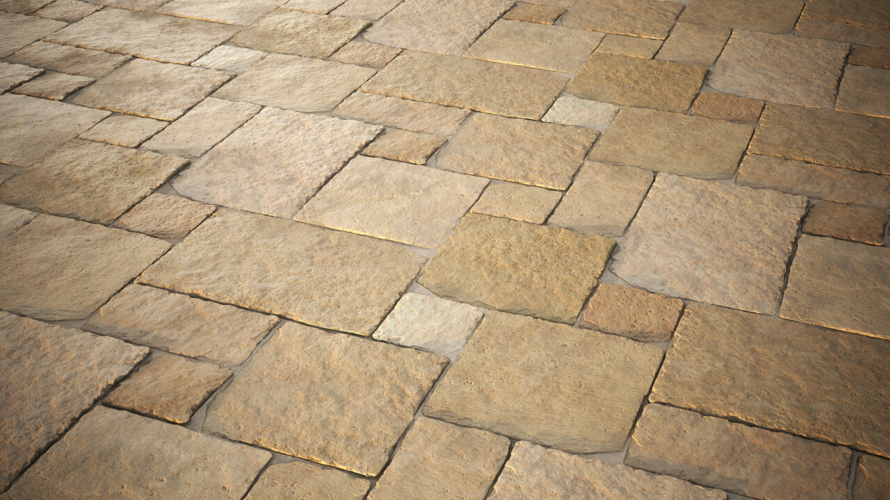 Konstantin Andörfer — Ancient Romanesque Opus Limestone Flooring