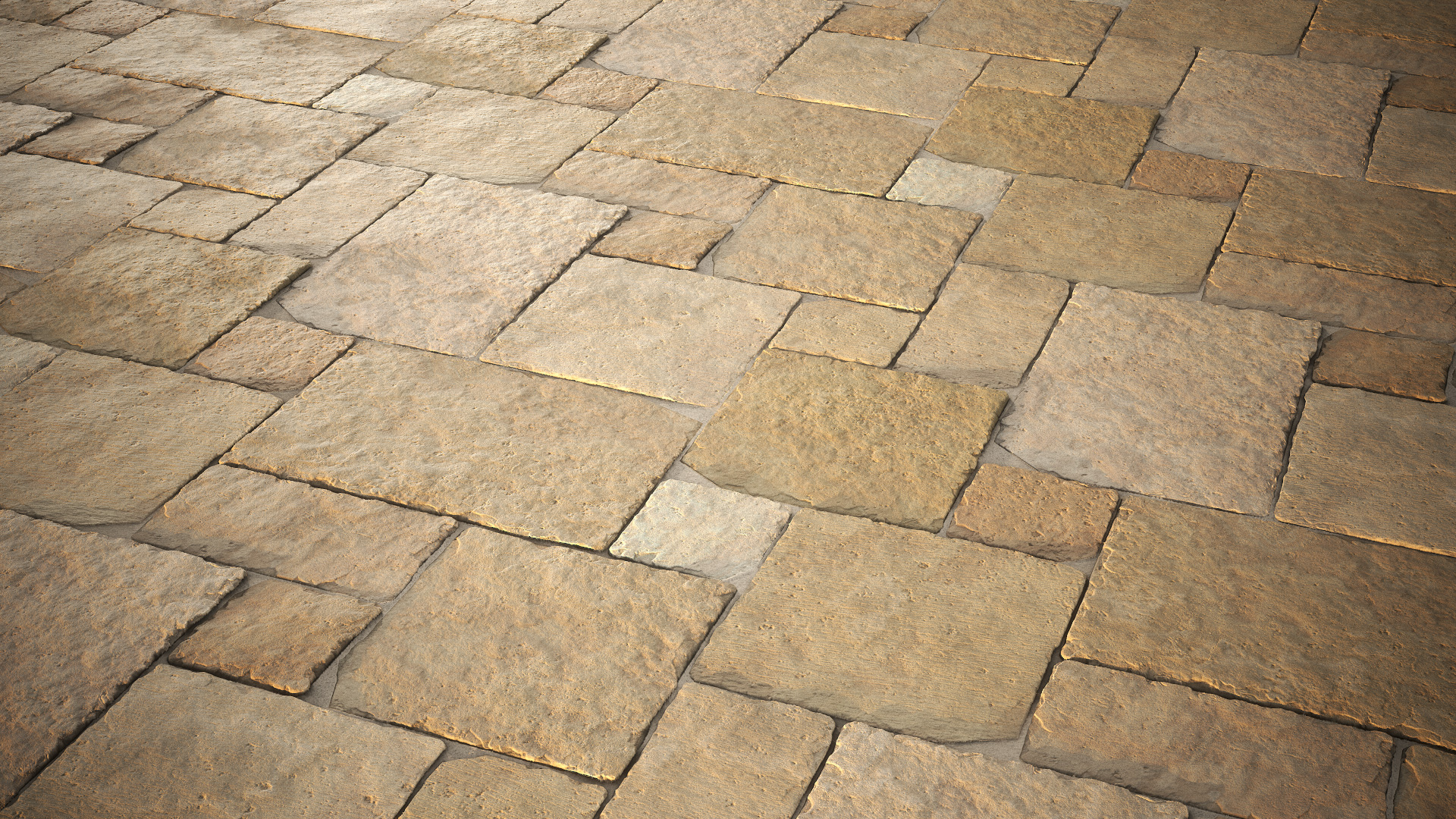 Konstantin Andörfer — Ancient Romanesque Opus Limestone Flooring